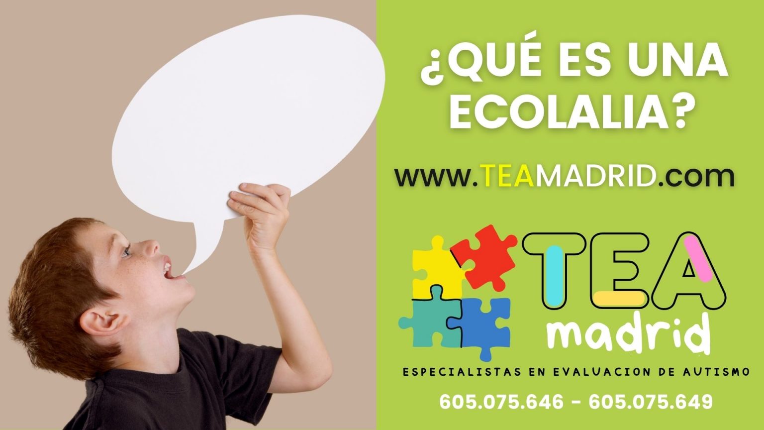 ¿Qué es una Ecolalia? - Autismo Madrid